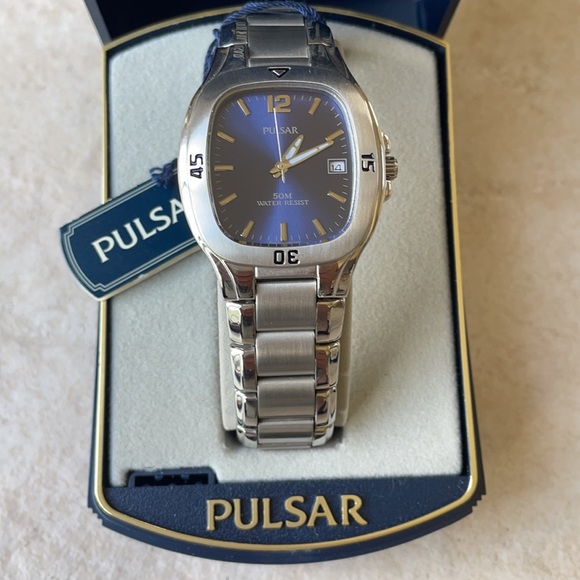 Pulsar | Accessories | Pulsar Men Battery Water Resistant 5m Stainless ...